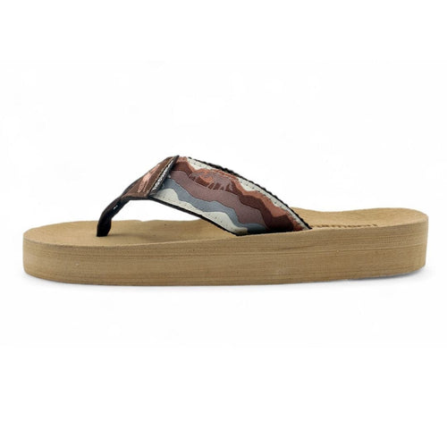 Giddy Up by Tidewater Sandals | Western Horse Print Flip Flops