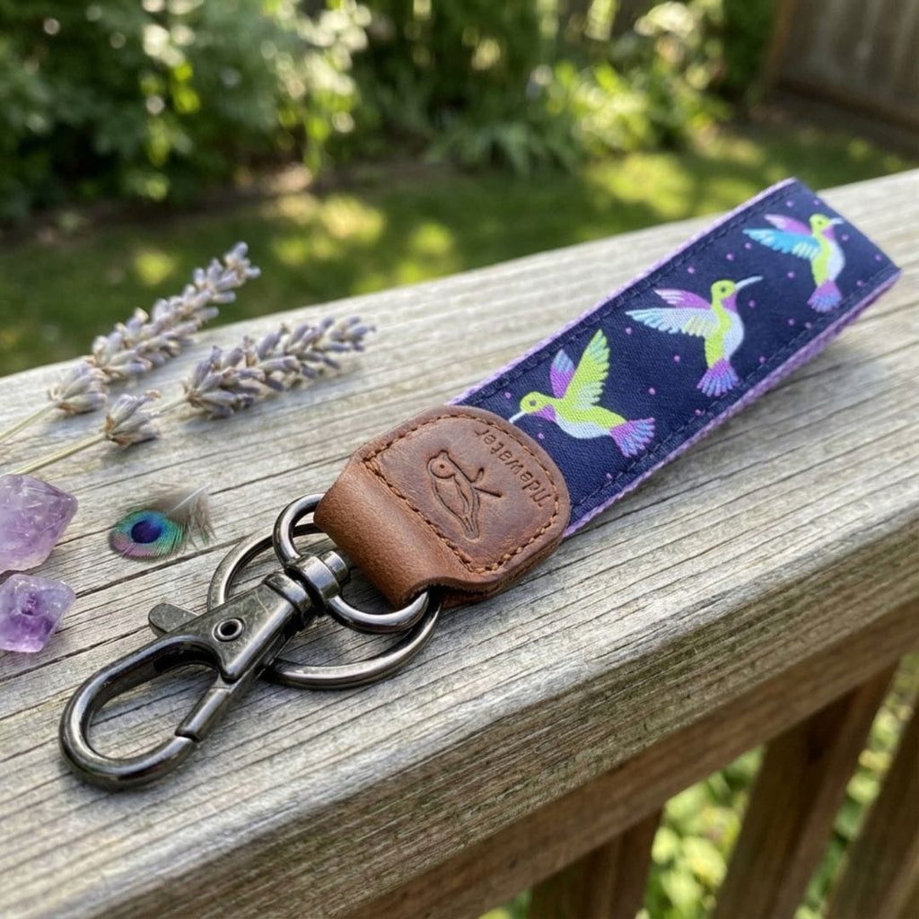 Hummingbirds Keychain by Tidewater Sandals | Nature Lover Accessory